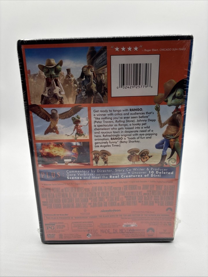 Rango (DVD, 2011) New Sealed | eBay