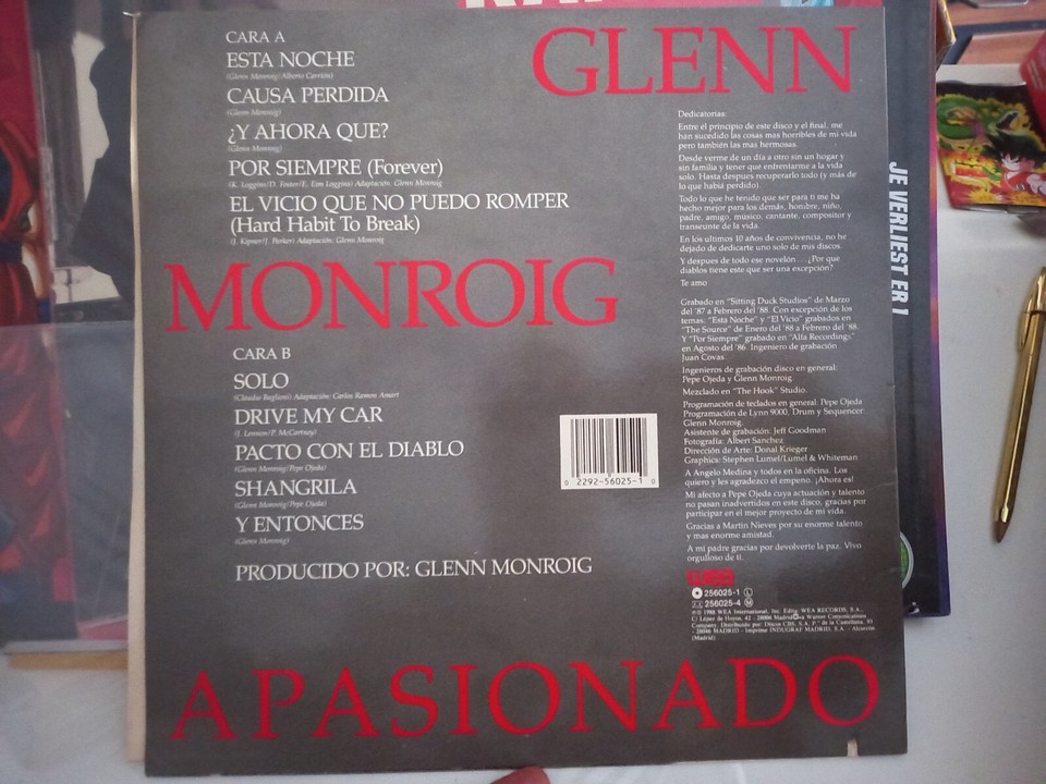 LP glenn monroig apasionado | eBay