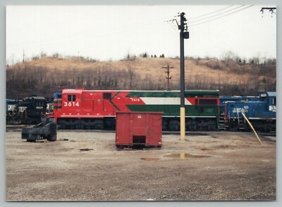 Railroad Photo - FAIX #3614 Diesel Locomotive 1990s Freight Train Yard ...