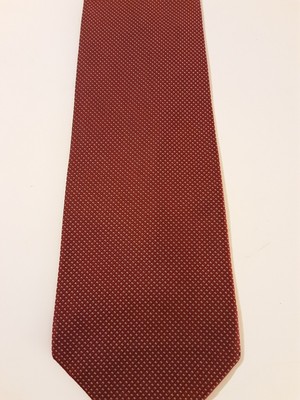 Mark Pendleton Tie Dark Red Necktie 100% Silk Made in USA 4" x 60" | eBay