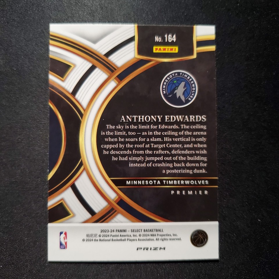 ANTHONY EDWARDS ROOKIE/SERIAL NUMBERED/INSERTS CARDS LOT(3 CARDS)(TC ...