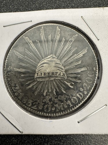 1832 Zs Mexico 8 Reales Silver Coin | eBay