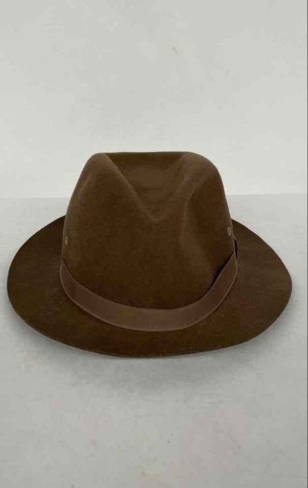 Quaker Marine Mountain Walker Men's Brown Fedora Hat Sz. 7 5/8 | eBay