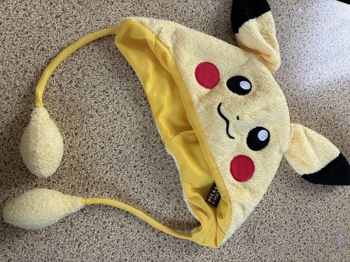 Pikachu Eared Hat Yellow Air Pump Character Costume Used | eBay