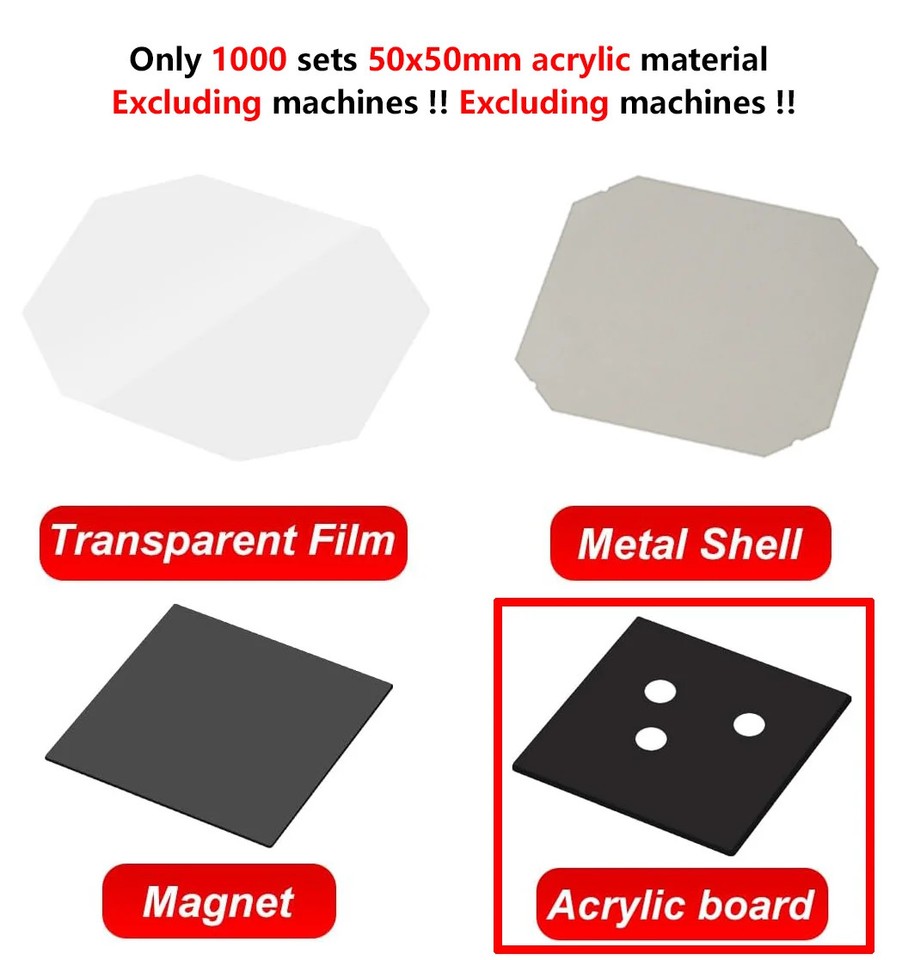 Fridge Magnet Button Making Machine Square Refrigerator Magnets Maker ...