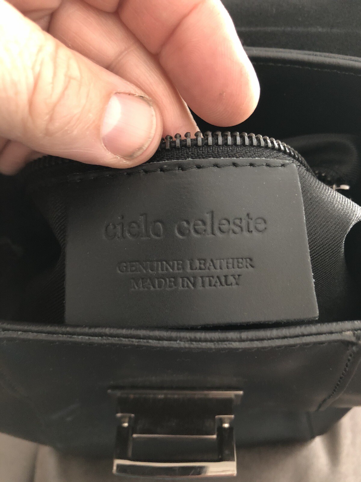 Cielo Celeste Purse Leather With Strap | eBay