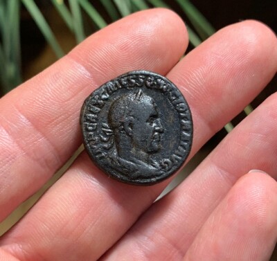 EMPEROR TRAJAN DECIUS *RARE* Ancient Roman Coin AE AS 249AD DACIA ...