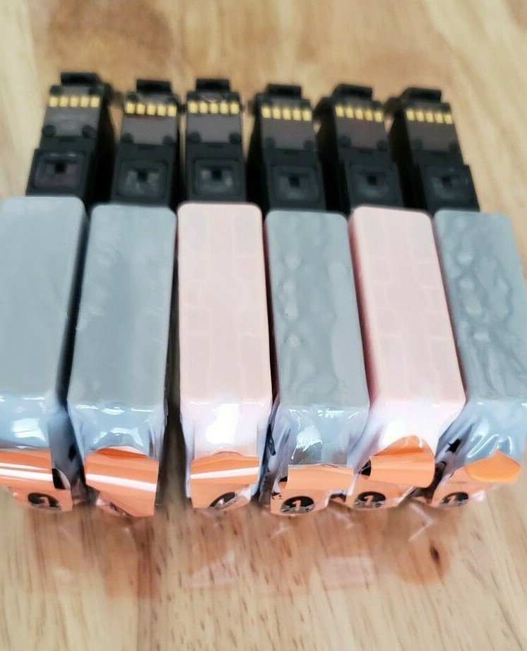 (5) Canon CLI-251 BK & (1) Canon CLI-251 M, Genuine Ink - NEW (no box ...