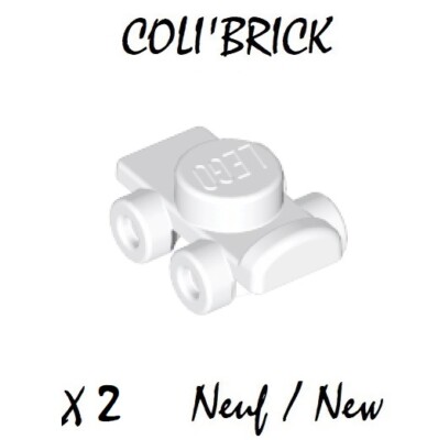 Lego 11253 - 2x Patin à roulettes / Minifig Roller Skate - Blanc ...