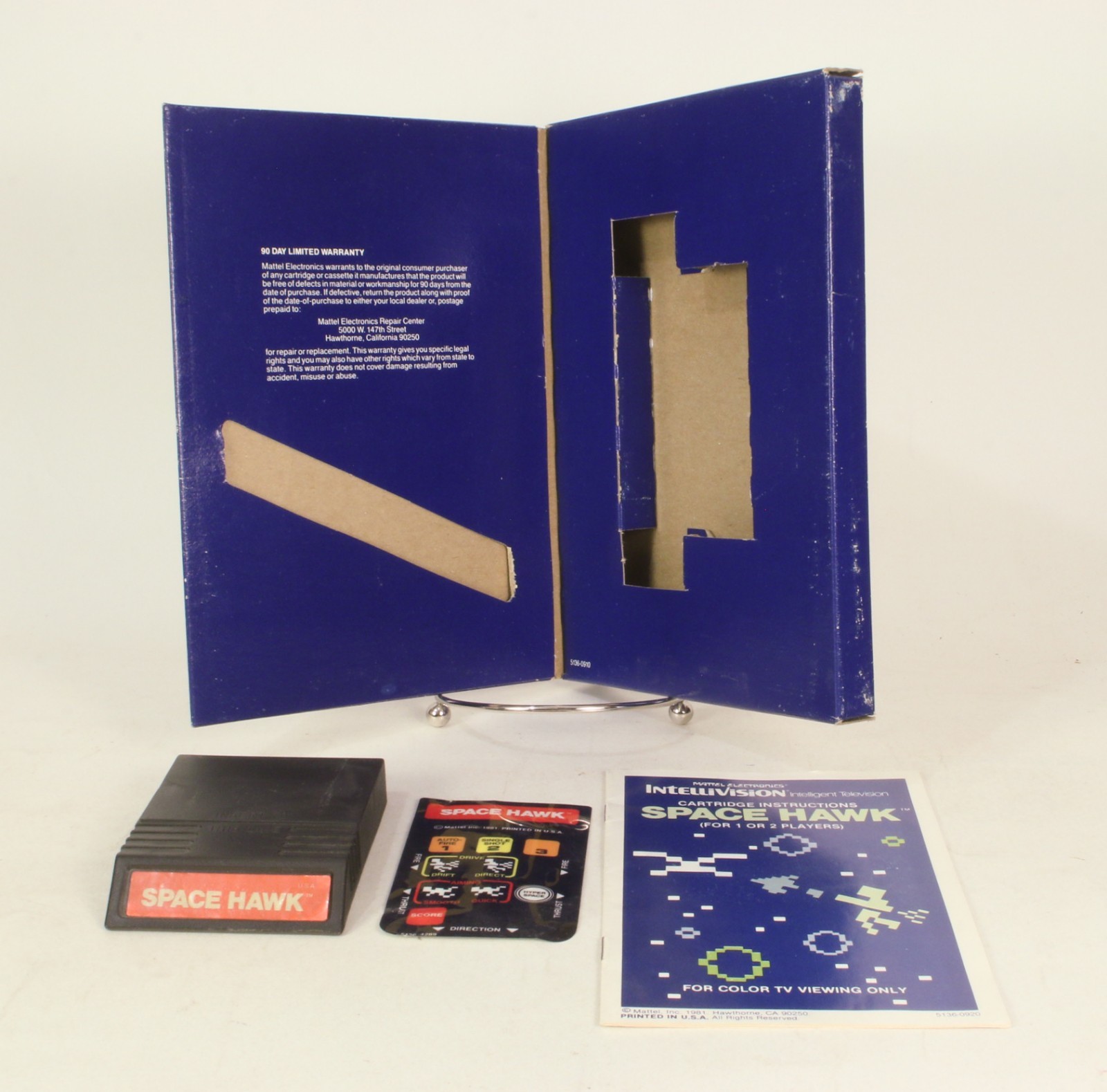 Vintage Boxed Intellivision Game Space Hawk Tested & Working | eBay