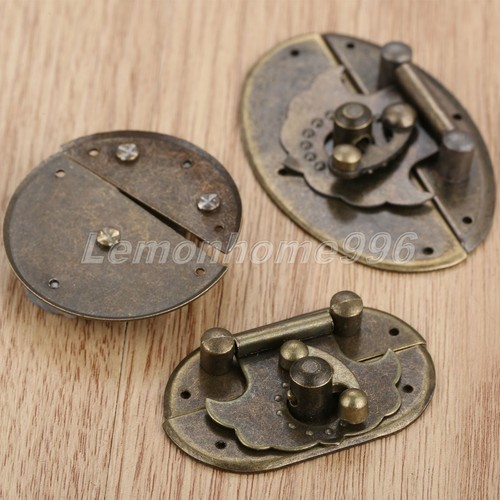 Durable Retro Lock Toggle Buckle Wooden Box Suitcase Drawer Latch Clasp ...