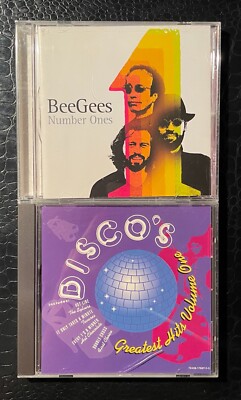 THE BEE GEES Number One’s NM CD & DISCO’s Greatest Hits Vol. 1 CD EX ...