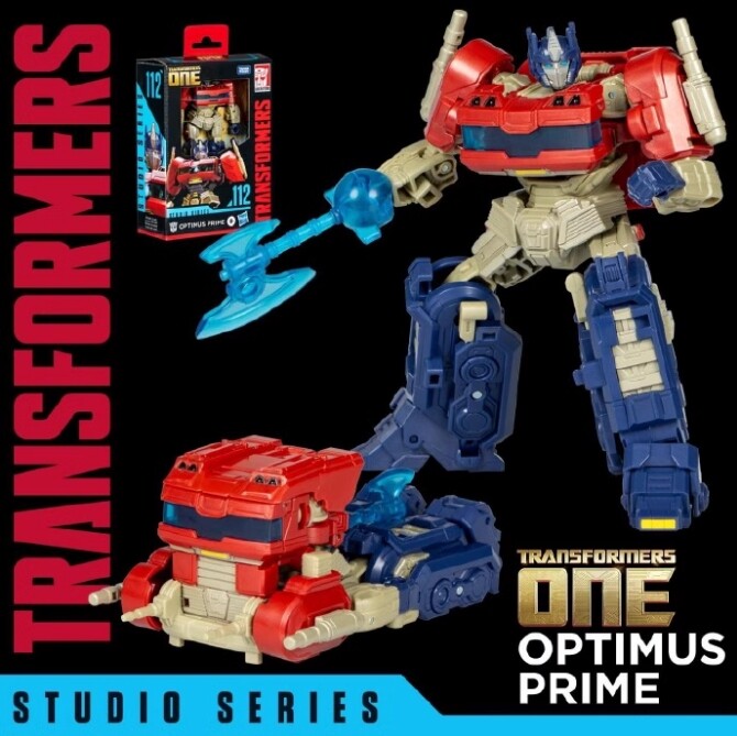 New Transformers One Optimus Prime Studio Series 112 Hasbro Action ...