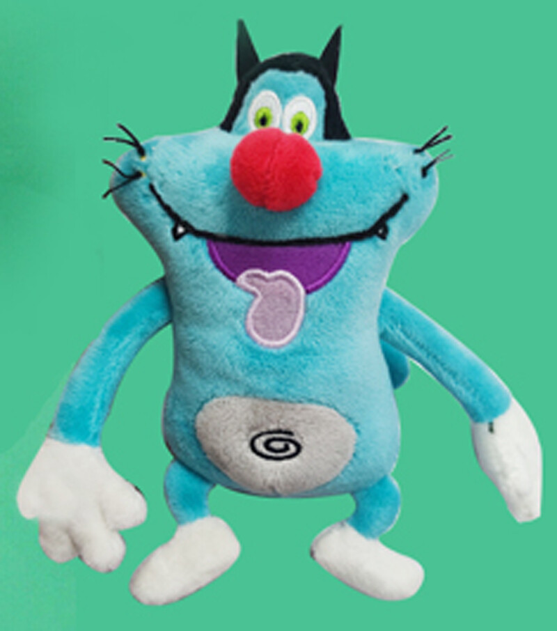 4 patterns Oggy and the Cockroaches plush toy dolls oggy olivia jack ...