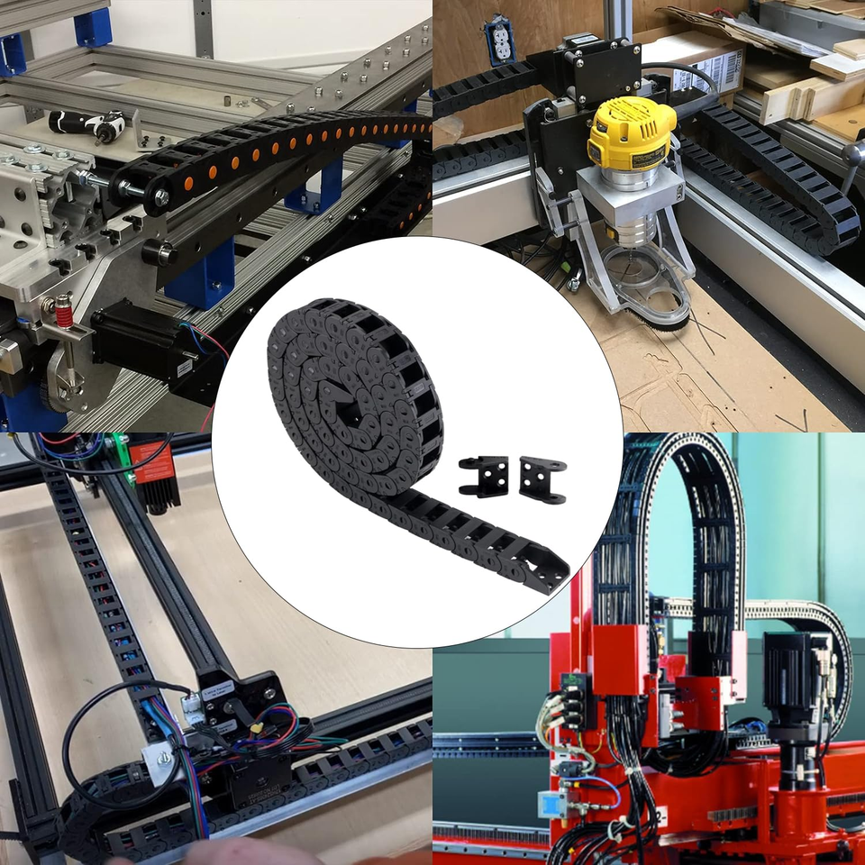 39.3Inch Carrier Ender 3 Drag Chain Cable Wire Chain R18 10X15Mm ((Inn ...