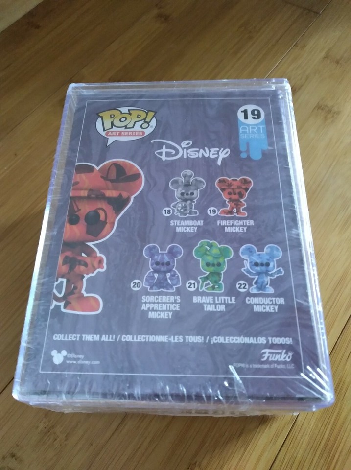 Funko Pop Art Series Disney Firefighter Mickey Mouse #19 - Walmart ...
