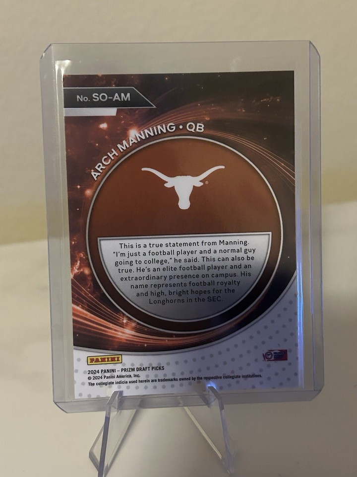 2024 Panini Prizm Draft Picks - #192 Arch Manning (RC) | eBay
