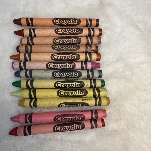Crayola Crayons Random Mix Rare Retired Discontinued Colors Lot of 12 ...