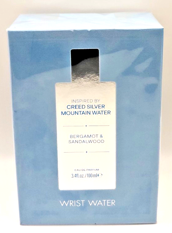 WRIST WATER INSPIRED BY CREED SILVER MOUNTAIN WATER 3.4 fl oz 100ml EDP ...