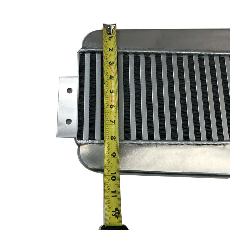 Aluminum 2.5"I/O 1 SIDE Front Mount Intercooler 24"x11"x3" for EclIpse ...