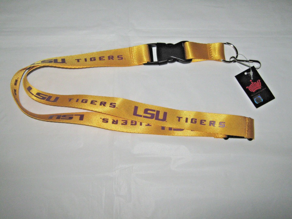 NCAA Louisiana State University LSU Tigers 24" BREAKAWAY LANYARDS ...