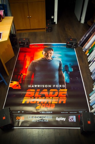 BLADE RUNNER 2049 E 4x6 ft Bus Stop Vintage Movie Poster Original ...