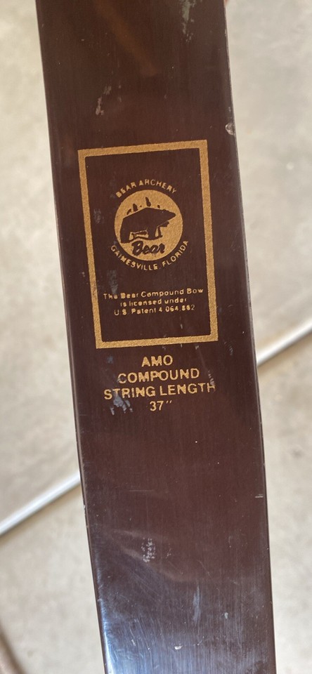 Vintage Brown Bear Archery AMO Compound 37” Bow RightHanded | eBay