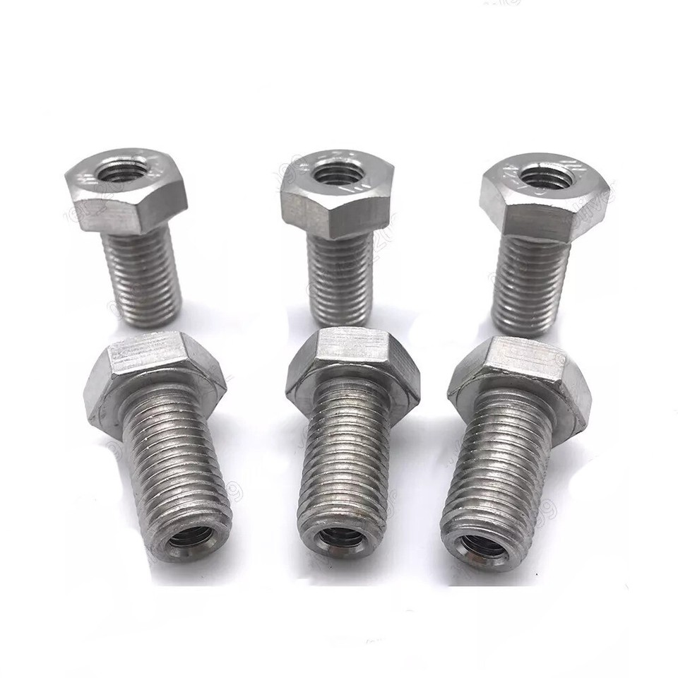 M8 M10 M12 M14 M16 M20 Stainless Steel Hex Head Bolts Hollow Thread ...