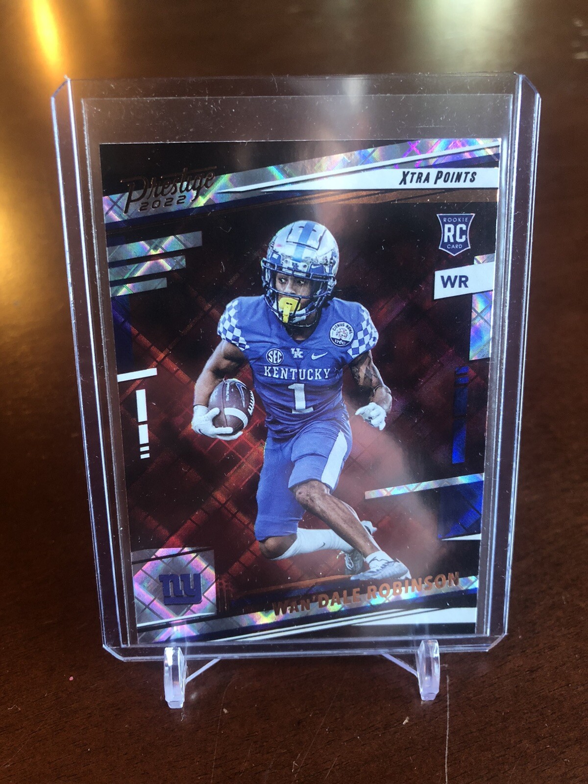 2022 Panini Prestige Wan'Dale Robinson RC Xtra Points Red Diamond Holo ...