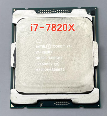 Intel Core i7-7820X SR3L5 8C 3.6GHz 16T LGA2066 CPU Processor i7 7820X ...