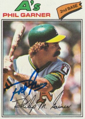 PHIL GARNER OAKLAND A'S SIGNED 1977 TOPPS CARD #261 | eBay