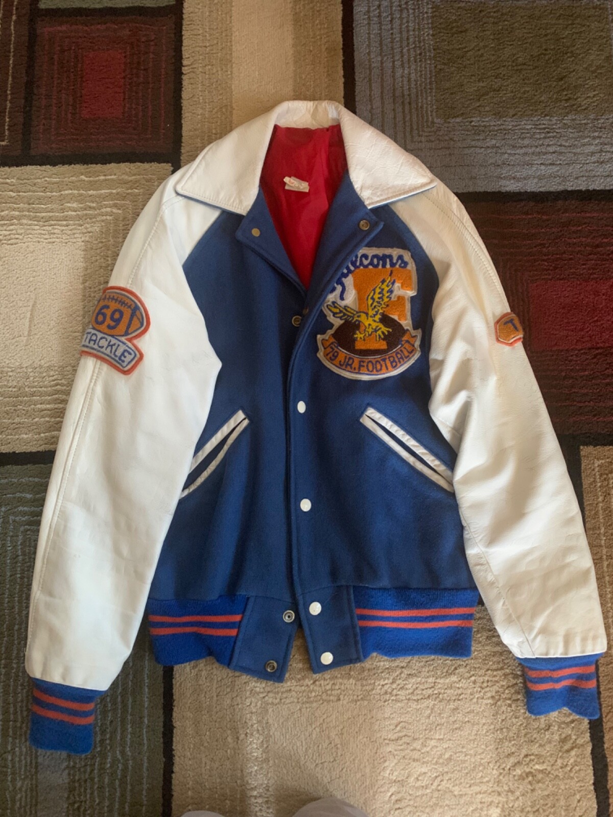 1970s Canadian Football Team Varsity Letterman Jacket… - Gem
