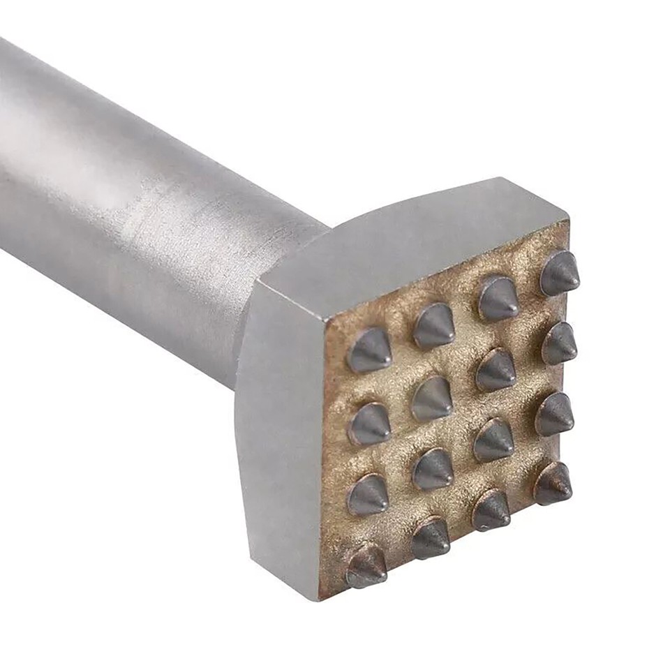New SDS PLUS Carbide Tipped 16-Teeth Bush Hammer Chisel Bit For ...