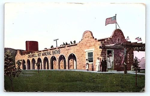 ELSINORE, CA California ~ CRESWELL MINERAL BATHS 1918 Riverside County ...