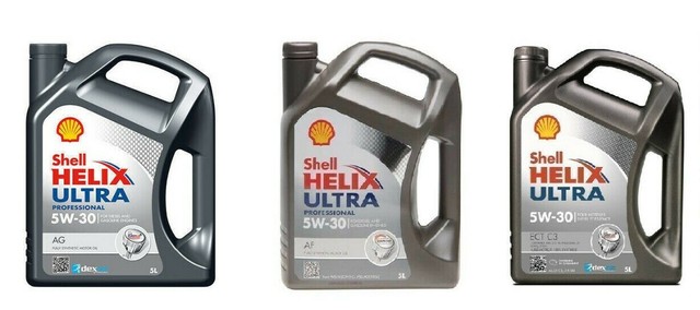 Shell Helix Ultra Professional AF 5w-30 Fully Synthetic Engine Oil 5 ...