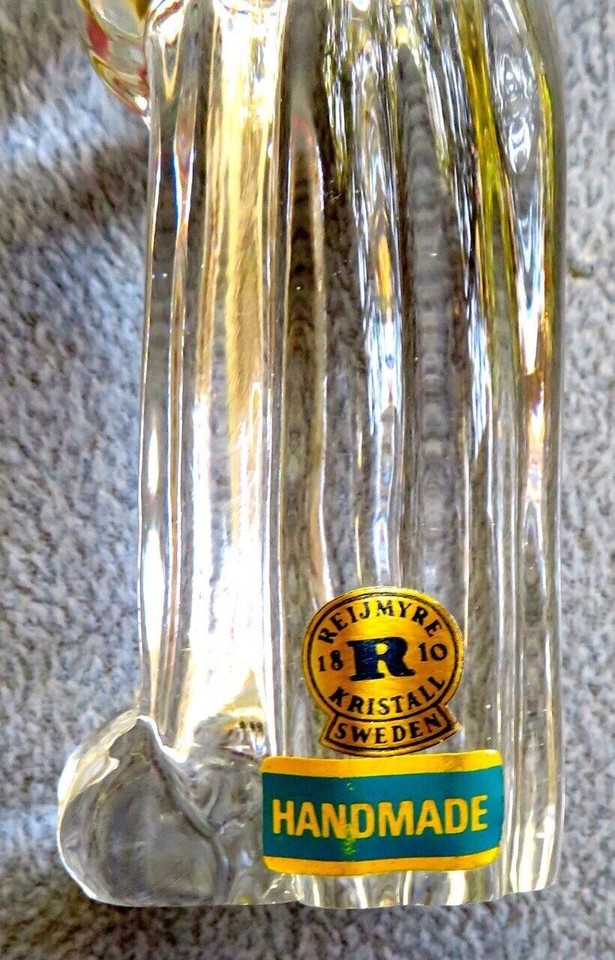 Vintage Swedish Man & Woman by Reijmyre Glass Factory designed by Tyko ...