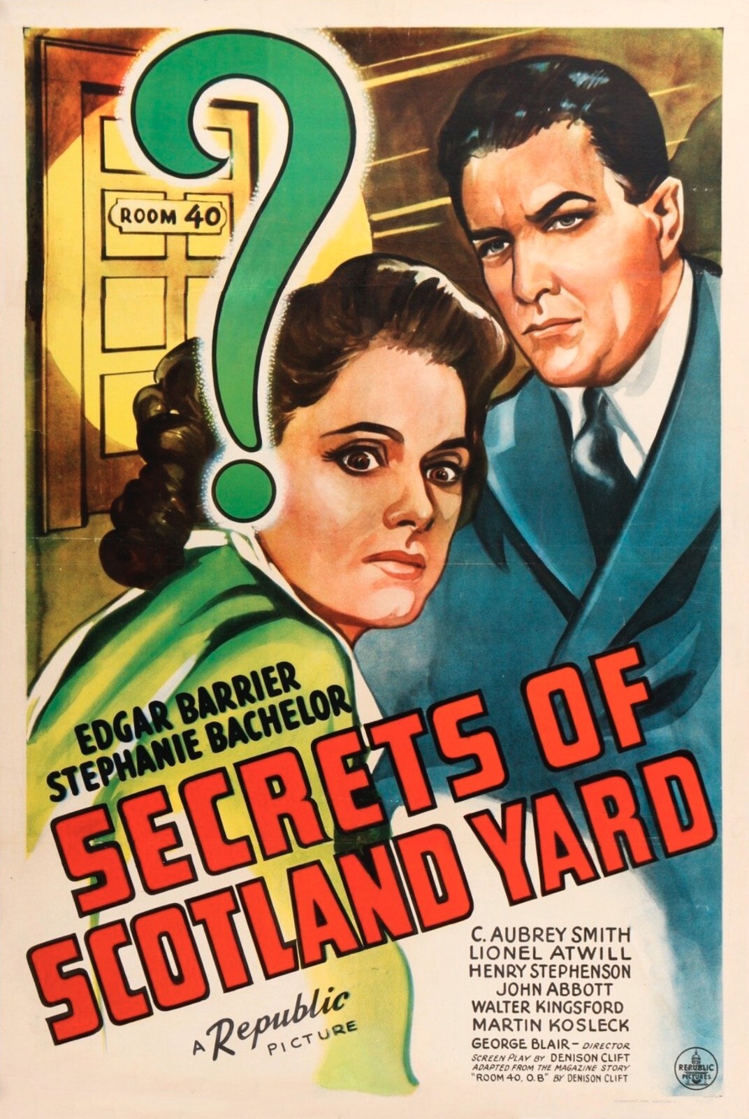SECRETS OF SCOTLAND YARD 1944 RARE MYSTERY ON DVD-R | eBay