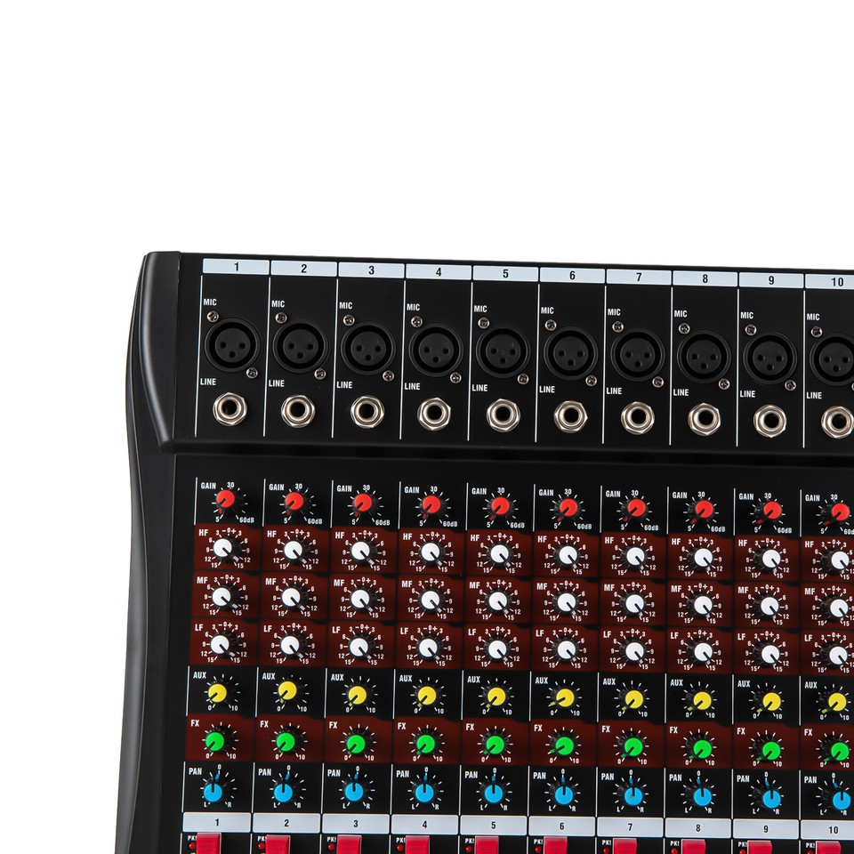 16 Channels Studio Audio Mixer Bluetooth USB Digital Sound Mixing ...