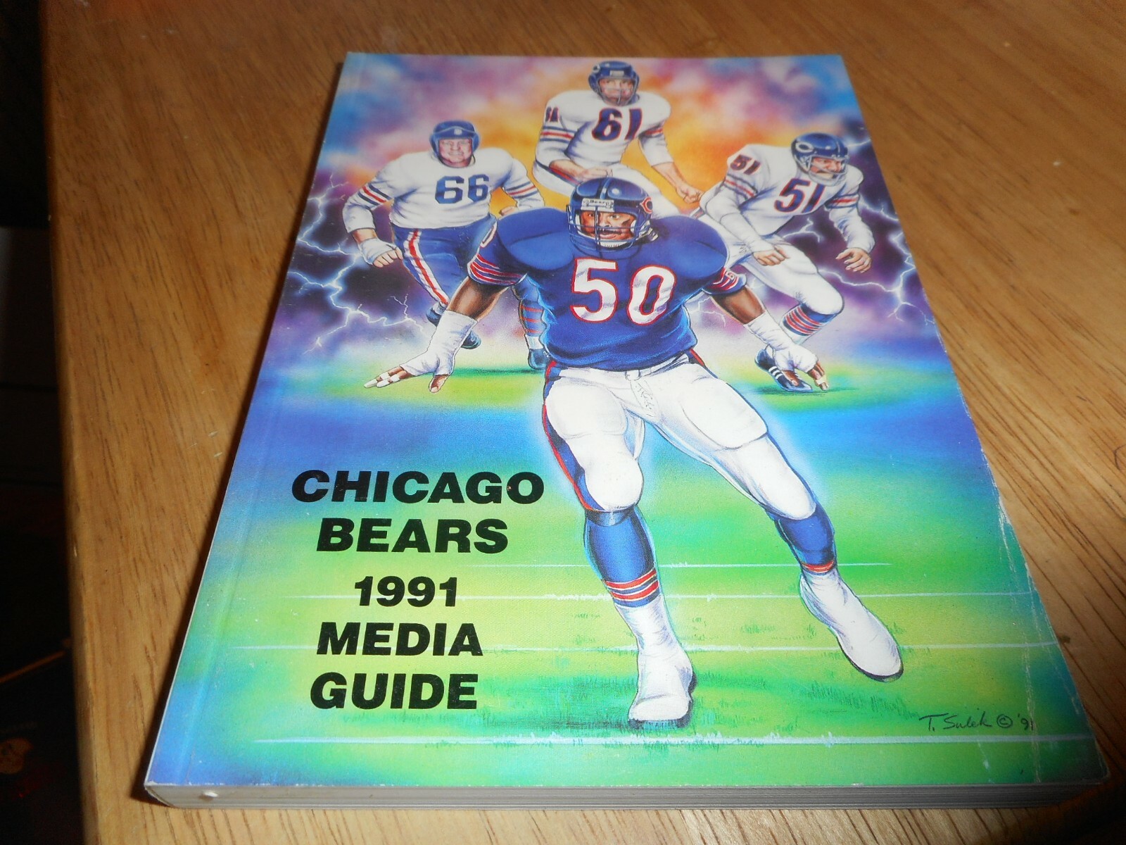 Chicago Bears 1991 Media Guide - DSCN3312 | eBay