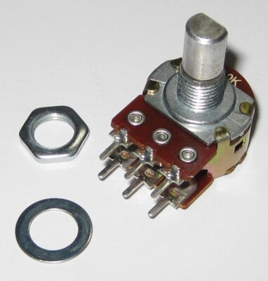 Dual 10k Ohm Audio Taper Balance Potentiometer – Two Channel Mirror ...