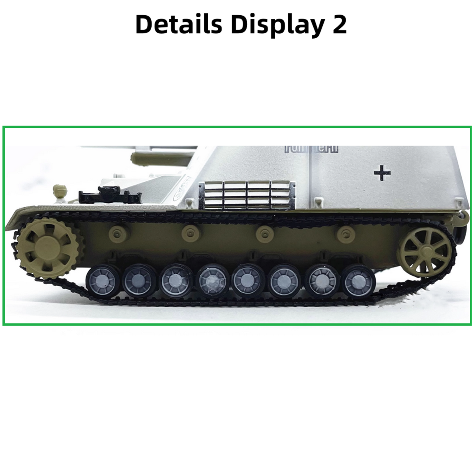 NEW 1/72 German Rhino Sd.Kfz.164 NASHORN Anti-Tank Snow Painting Tank ...