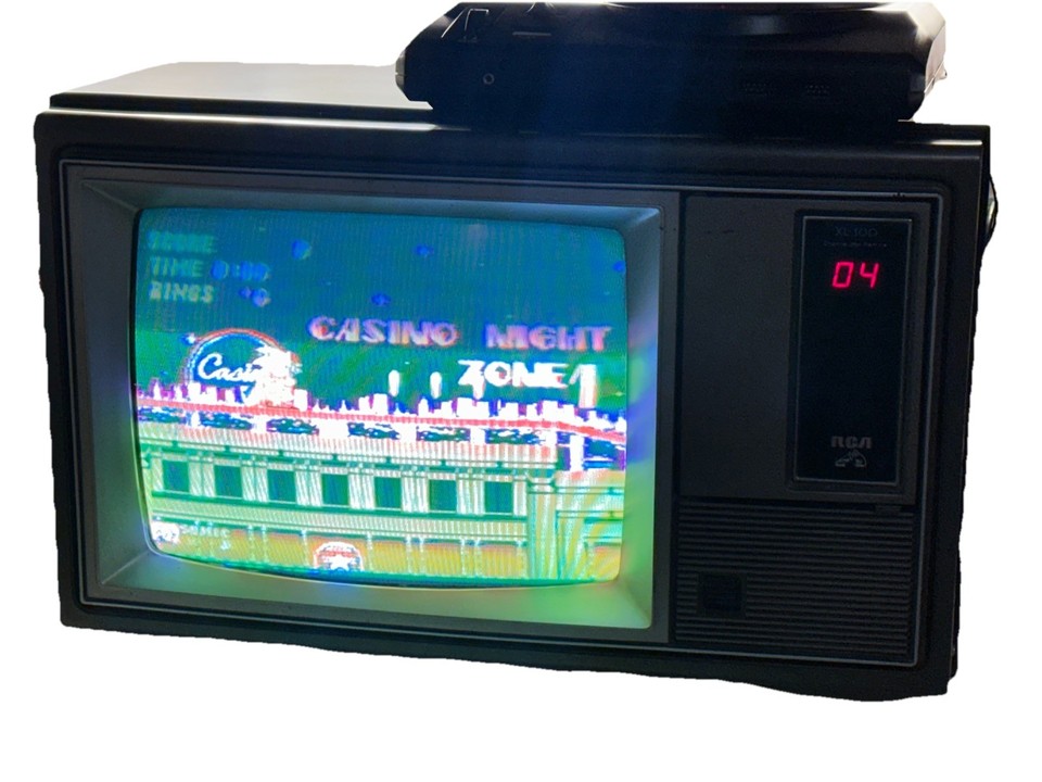 Rca Xl-100 Vintage Television Set CRT Gamer TV 13" Color CTC97 Wood ...
