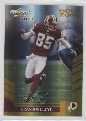 2007 Score Select Gold Zone /50 Brandon Lloyd #29 | eBay