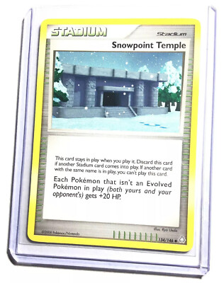 SNOWPOINT TEMPLE - 134/146 - Legends Awakened - Uncommon - Pokemon Card ...