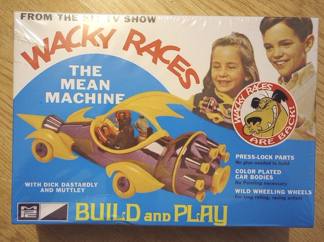 Wacky Races Compact Pussycat, Mean Machine, Creepy Coupe, Turbo ...