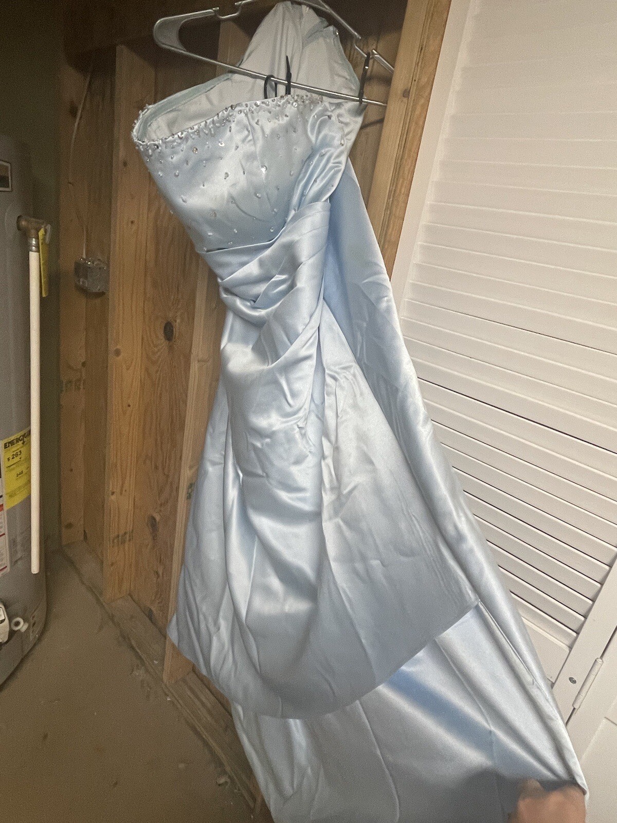 bridesmaid dresses long, Powder Blue, Size 20, Prom Dress | eBay