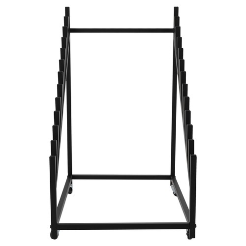 12-tier Metal Porcelain Tile Display Rack Slotted Plate Flooring ...