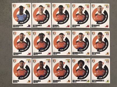STADE LAVALLOIS MFC LAVAL equipe complete 15 stickers PANINI LIGUE 2 ...