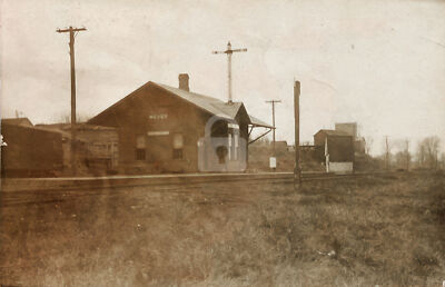 Wever Iowa Railroad Train Station Depot RPPC Photo Postcard COPY | eBay