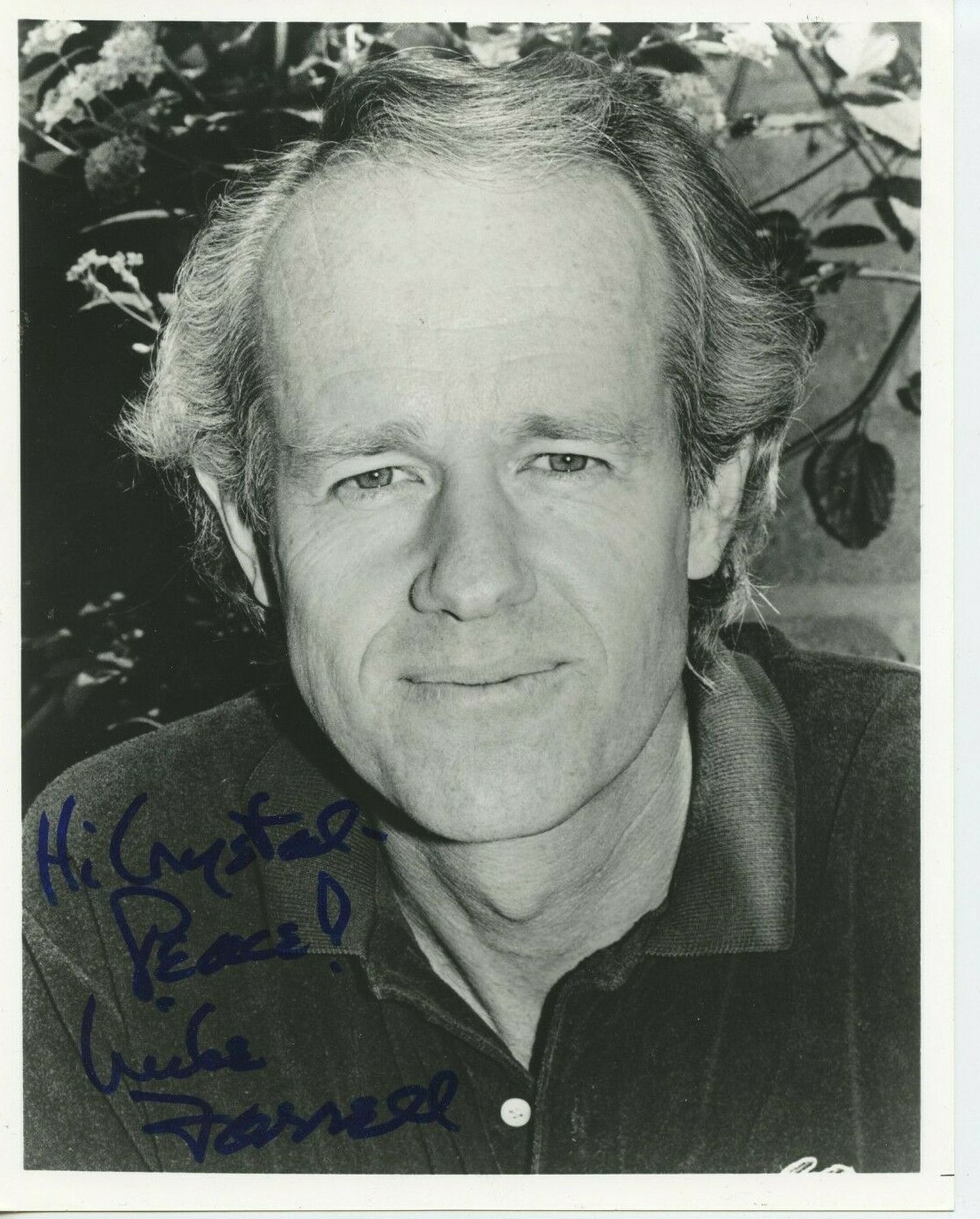 Autographed 8 X 10 Photo TV & Film Actor Mike Farrell B.J. Hunnicutt M ...